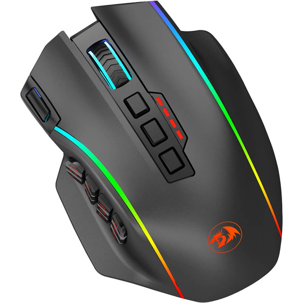 Redragon M901P-KS PERDITION PRO RGB Gaming Mouse (Black)
