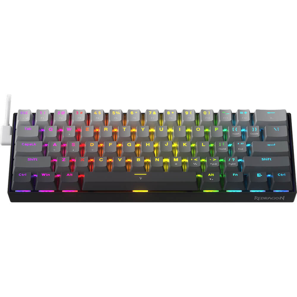 Redragon K617 FIZZ 60% Rapid Trigger Wired Magnetic Switch Gaming Keyb